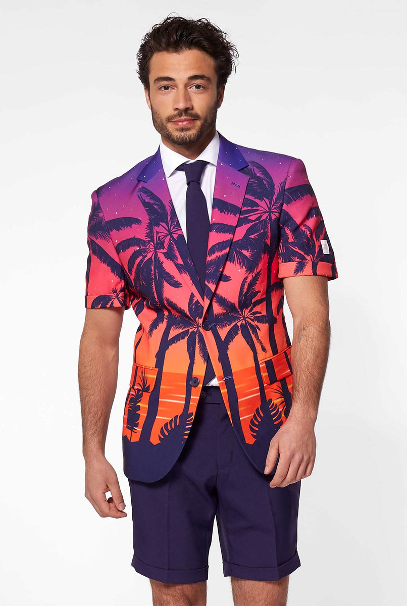 Suave Sunset | Summer Suit | Sunset Suit | Hawaiian shirt suit | OppoSuits