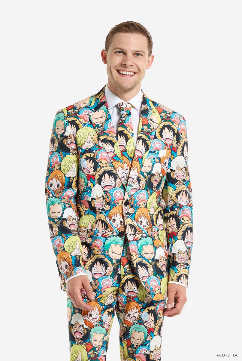 One Piece | Men's Suit with One Piece Print | OppoSuits
