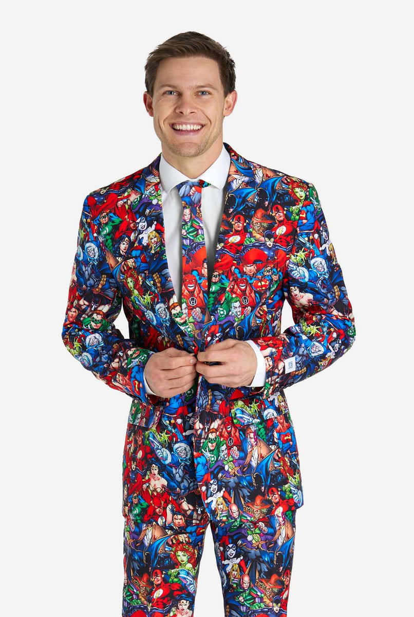 DC Heroes Suit | DC Comics Mens Suit | OppoSuits